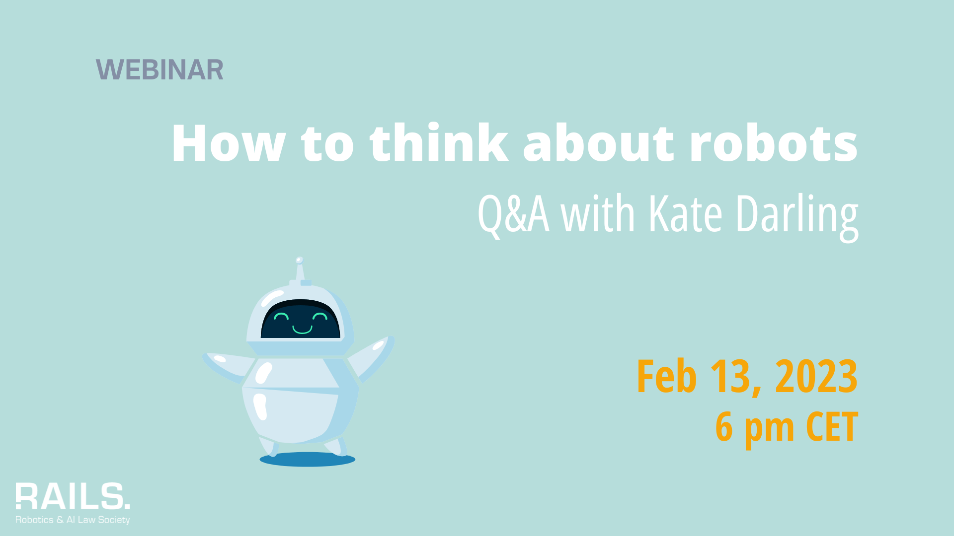 13.02.2023 - How to think about robots? – Q&A with Kate Darling ...